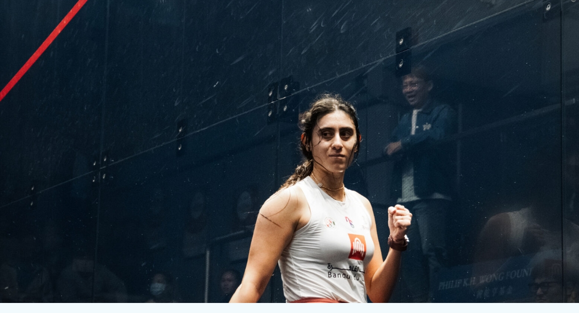 Nour El Sherbini at the London Squash Classic – Egyptian Squash Federation